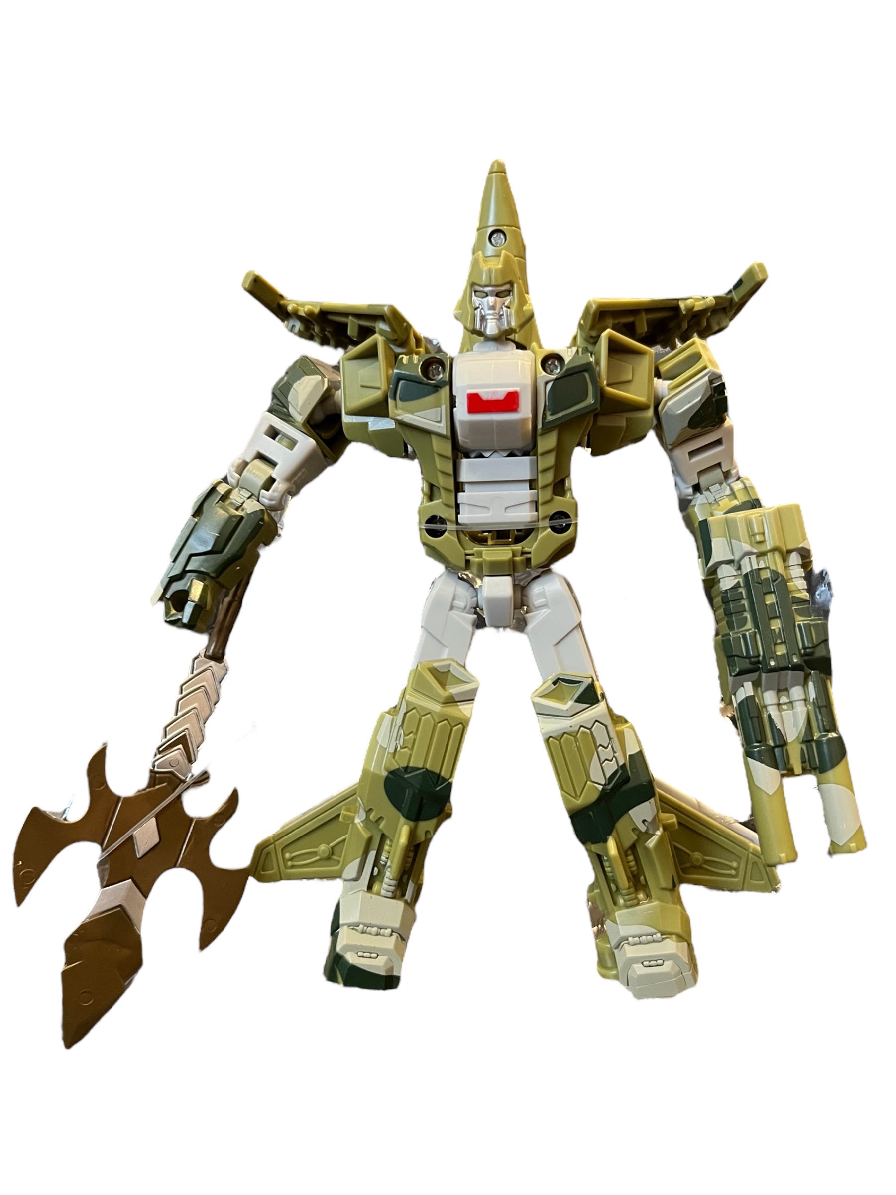 Robot Armable Transformable En Avión Vehículo Tipo Transformers - Verde.