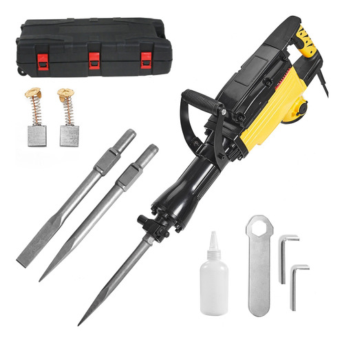 Martillo Demoledor 2800w Rompedor De Concreto 1800rpm 40j.