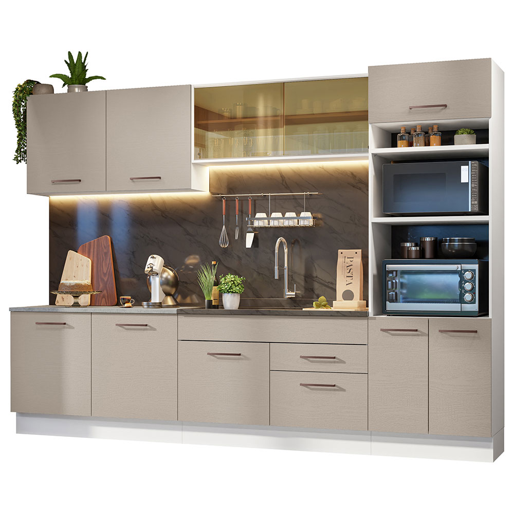 Cocina Integral Completa Modular Madesa Agata 310cm BC 01