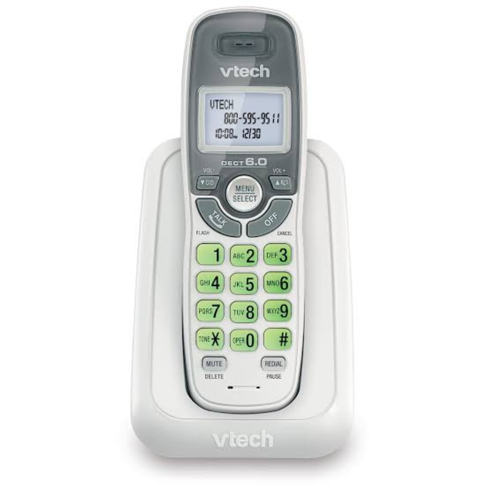 Teléfono Inalámbrico DECT 6.0 con Pantalla y Teclado Iluminado Vtech
