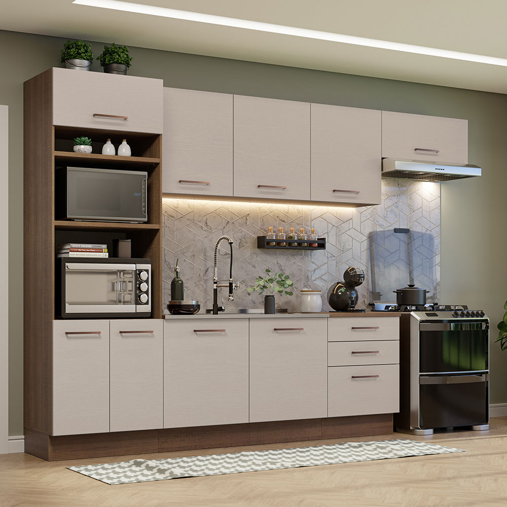 Cocina Integral Completa Modular Madesa Agata 330cm MC 01