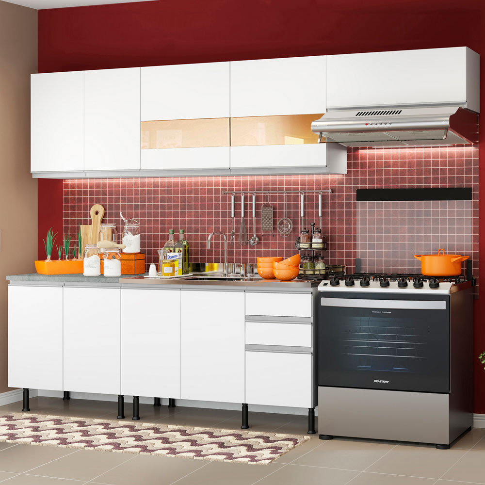 Cocina Integral Completa Modular Madesa Marcela Sin Encimera