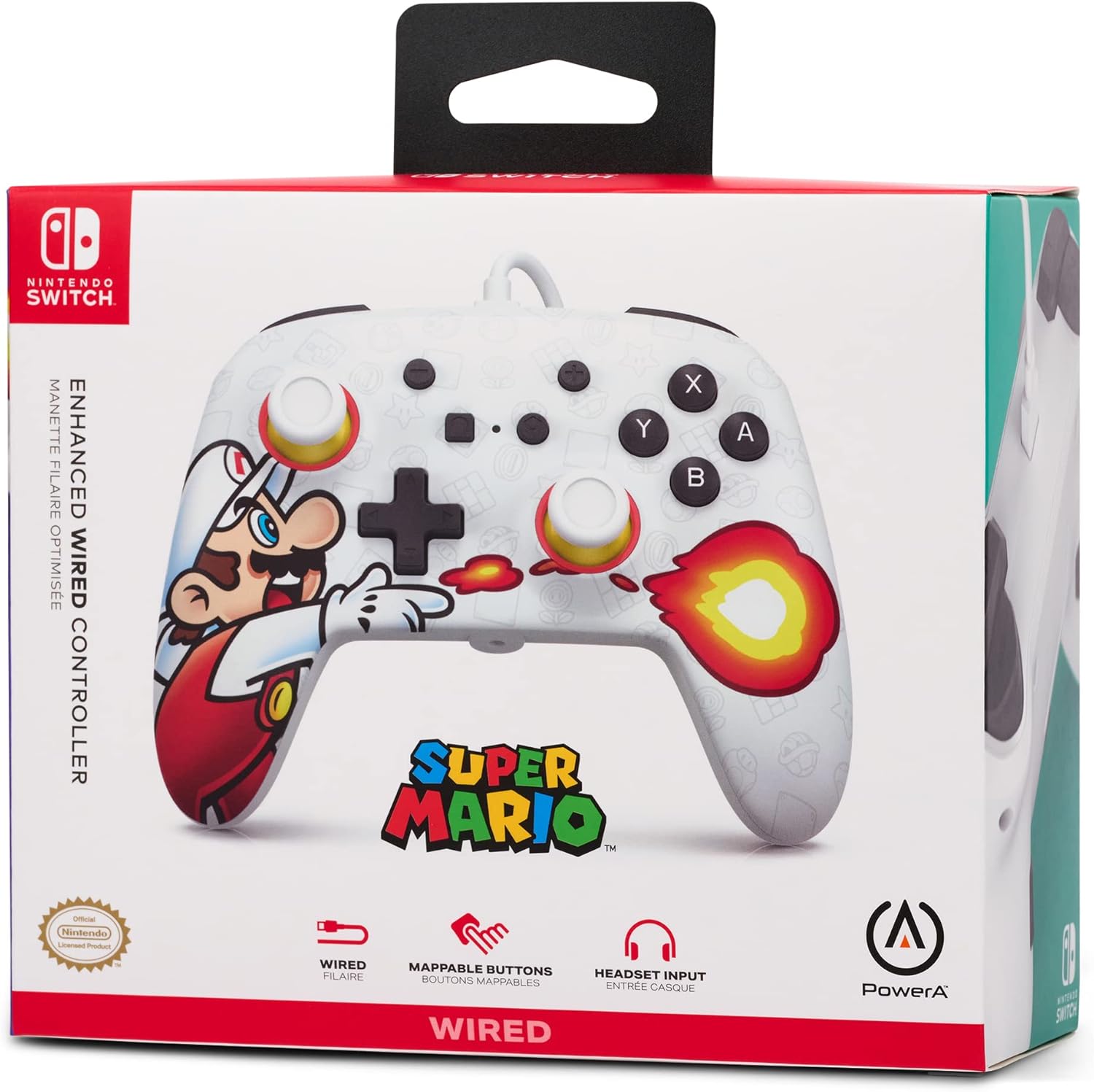 Control Power A Fire Mario Nsw Nintendo Switch - Game Center