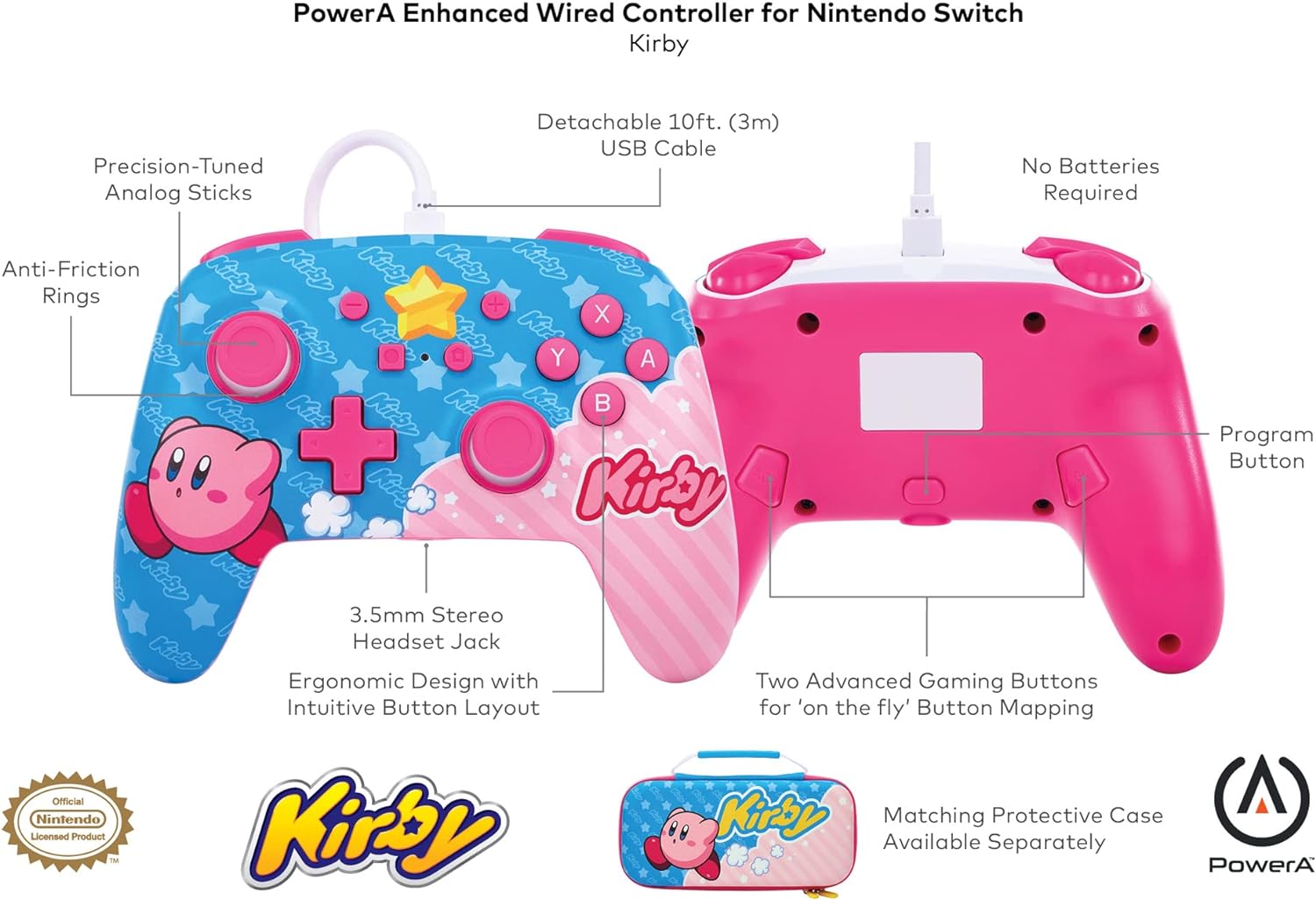 Control Power A Kirby Nintendo Switch Nsw - Game Center