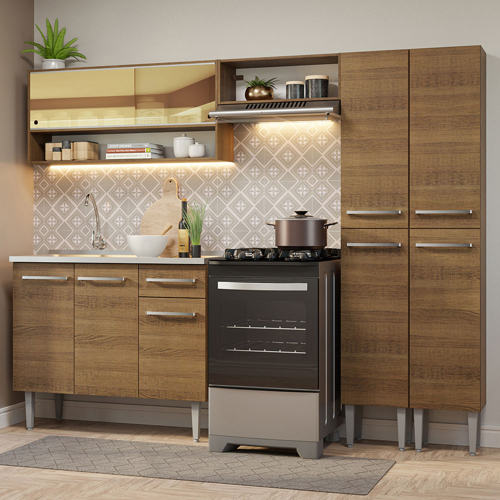 Cocina Integral Completa Modular Madesa Emilly Con Tarja MM 07