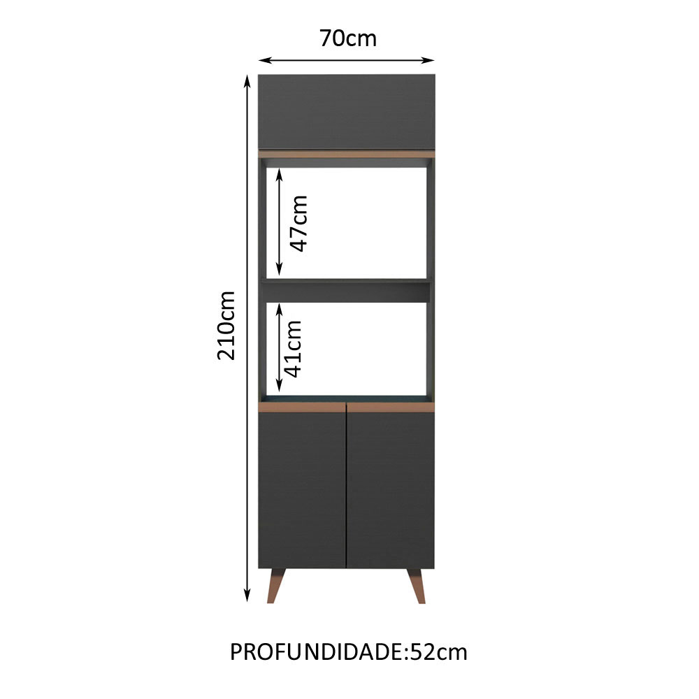 Alacena de Cocina para Horno Madesa Reims 70cm NN