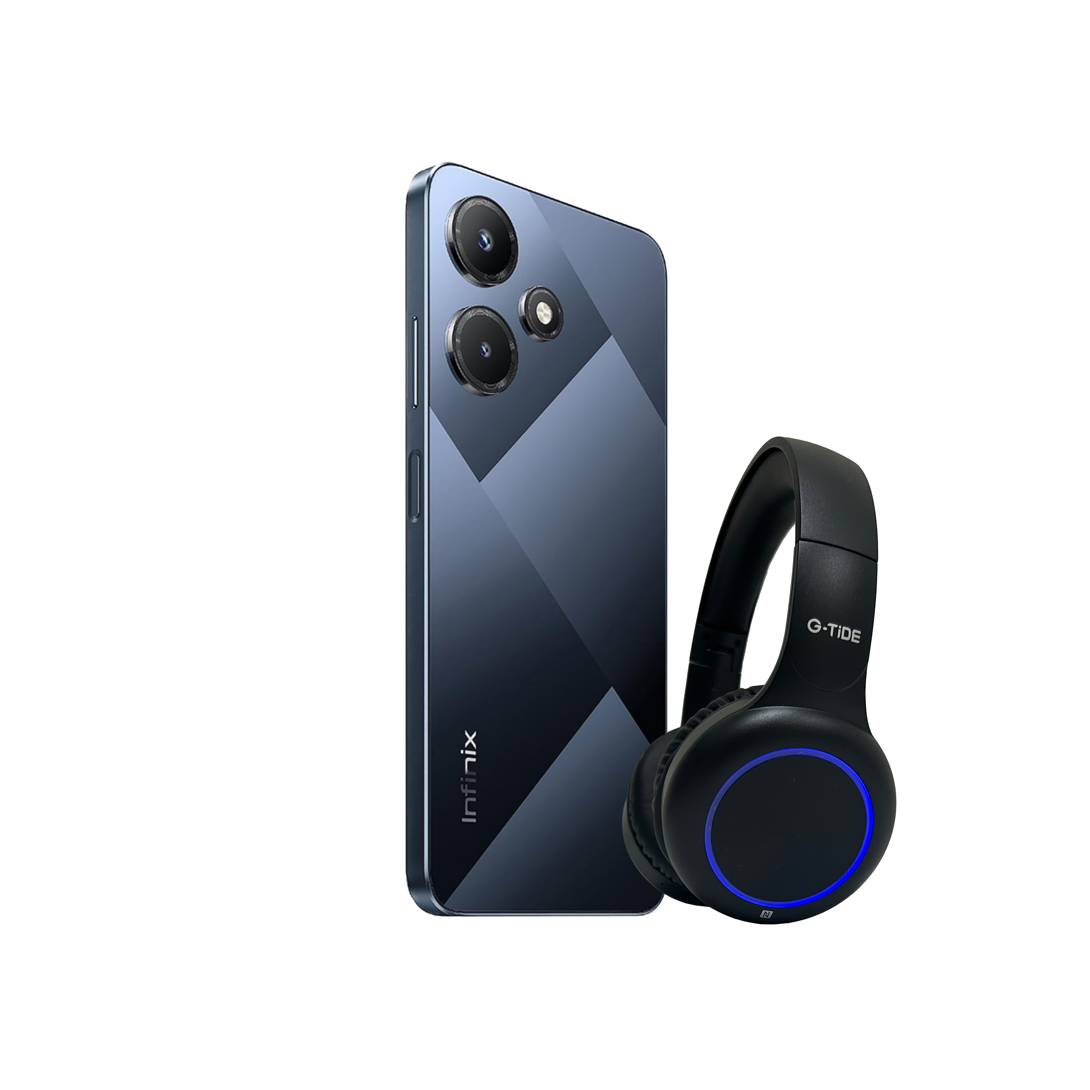 Bundle Infinix Hot 30 Play 8/128GB Negro+ Audífonos G-TIDE C1