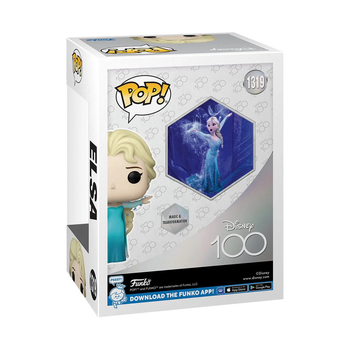 Funko Pop Elsa De Frozen #1319 Disney 100 aniversario