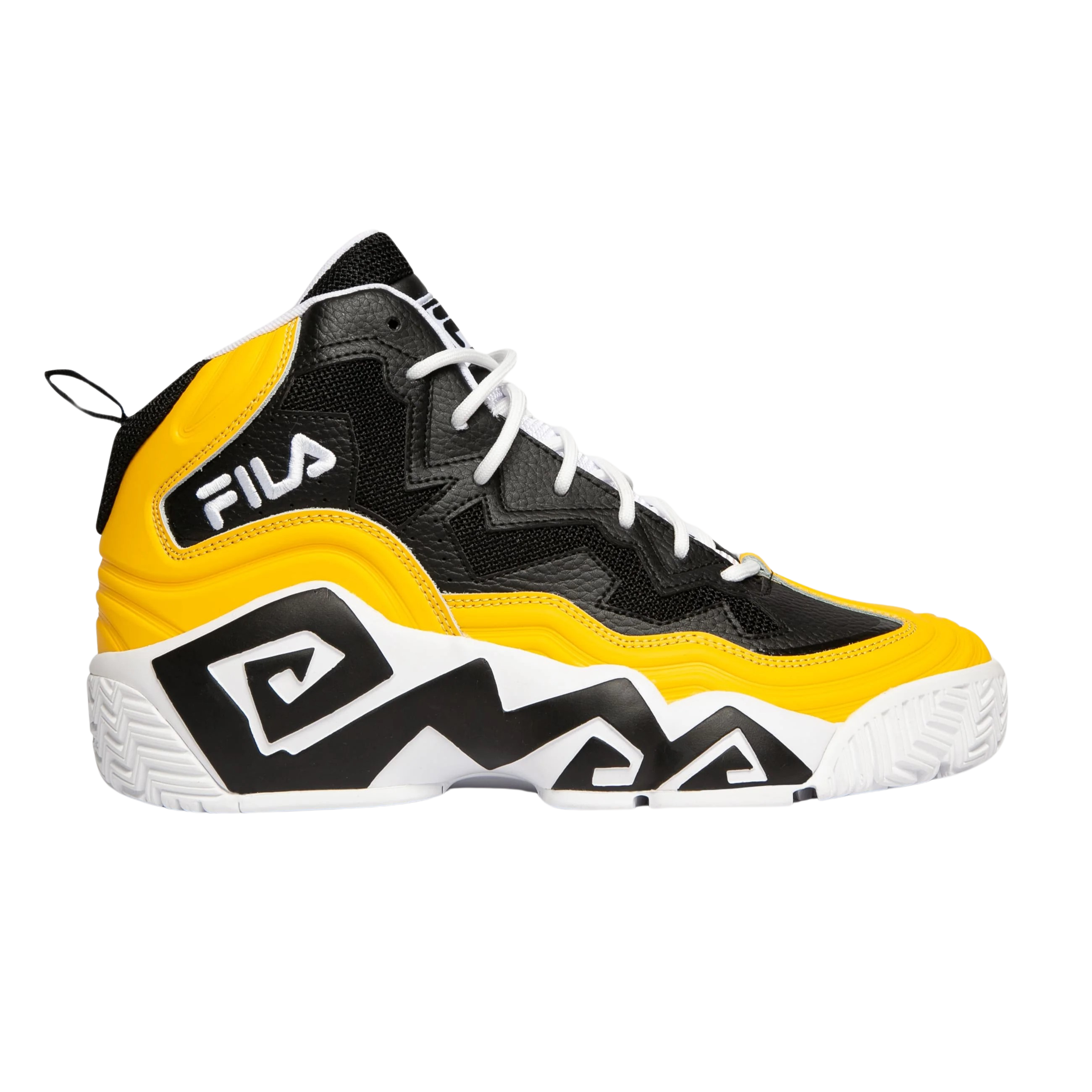 Tenis Bota Fila Mb Free Guard Negro Amarillo De Caballero Original