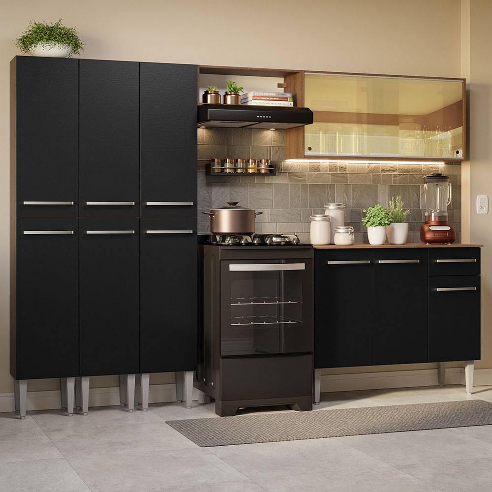 Cocina Integral Completa Modular Madesa Emilly 261cm MN 05