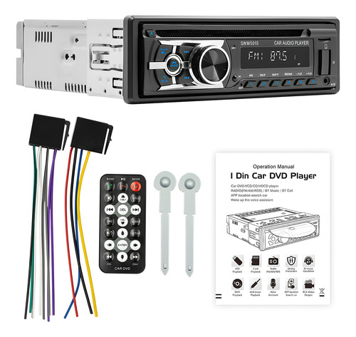 Auto Estereo Bluetooth Reproductor Dvd Cd Radio Para Carro