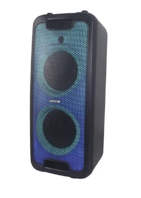 Bocina 600 W, Bluetooth,Karaoke , Luz led + Audifonos AIWA COMBO AWPOK6LD