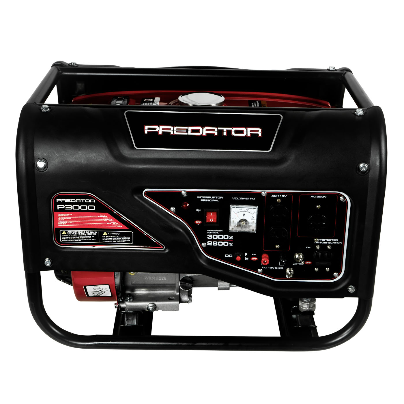 Generador Portátil A Gasolina Predator 3,000 Watts 110v/220v 60Hz - P3000