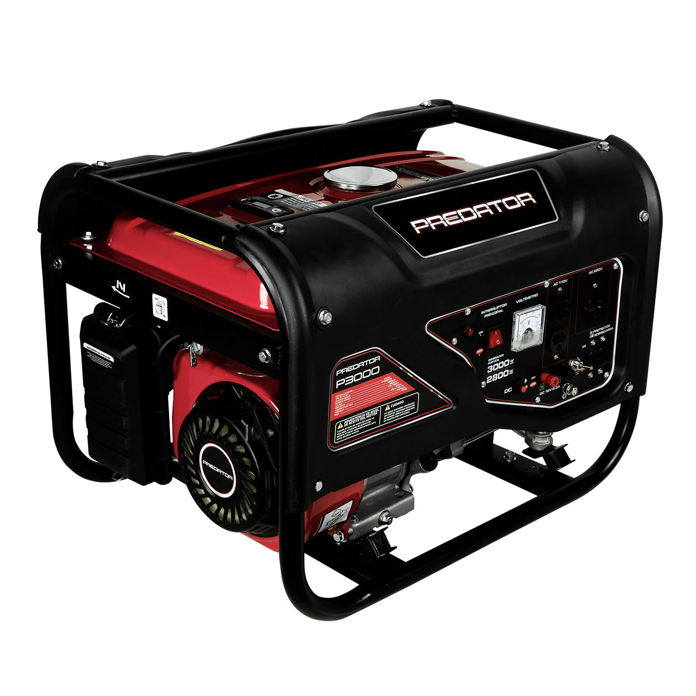 Generador Portátil A Gasolina Predator 3,000 Watts 110v/220v 60Hz - P3000