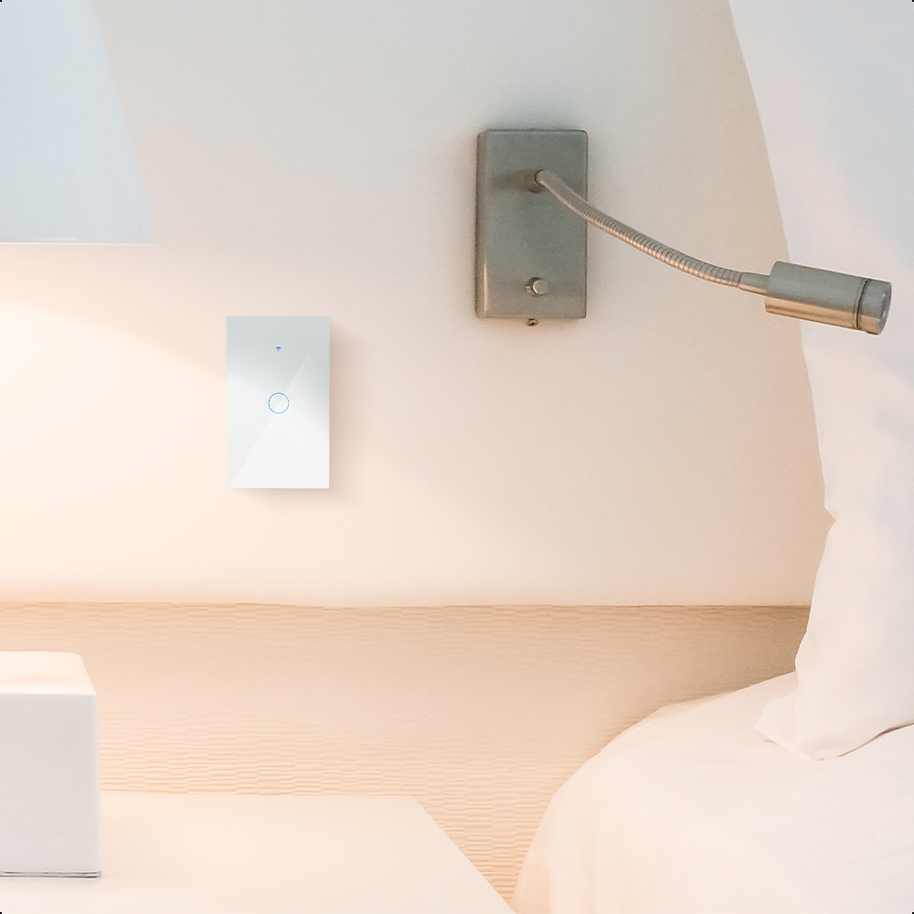 Interruptor Inteligente Individual ICON WiFi Blanco Sin Neutro