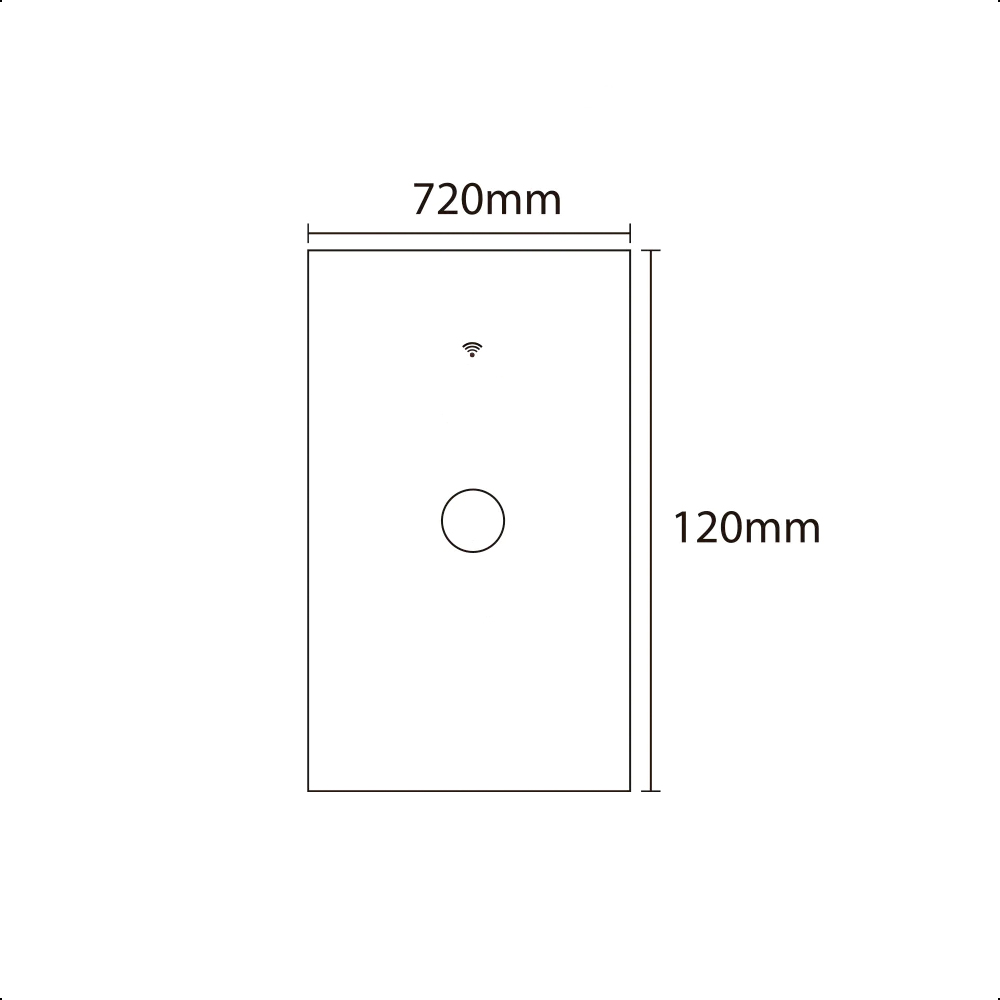 Interruptor Inteligente Individual ICON WiFi Blanco Sin Neutro
