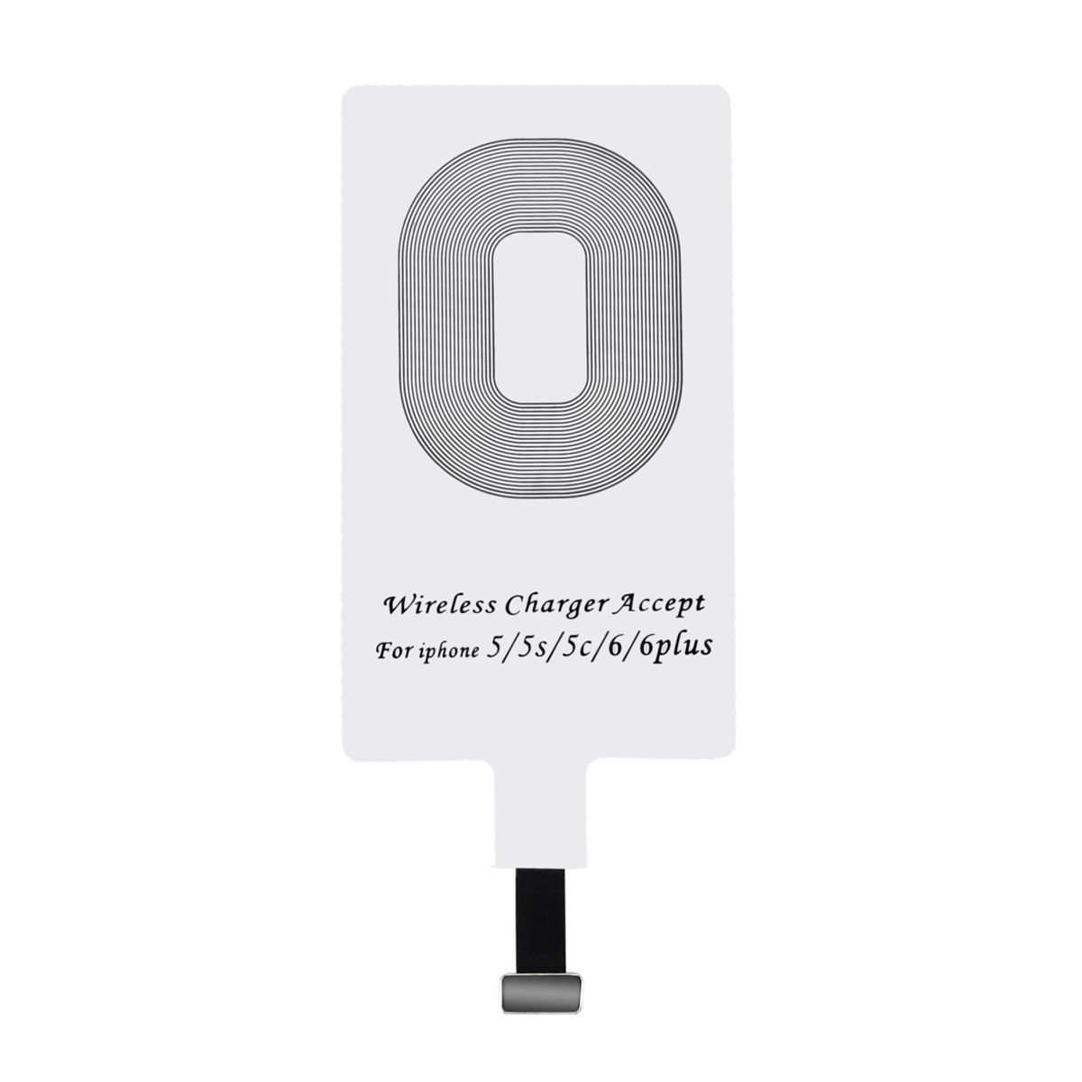 Receptor de Carga Inalambrica QI Universal Interfaz Lightning Iphone