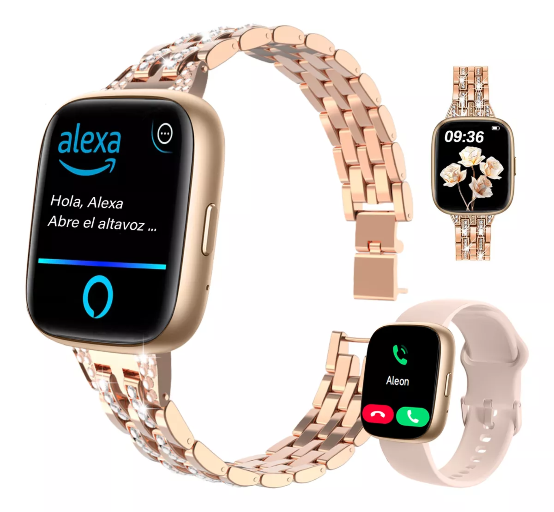Smartwatch Reloj Inteligente Mujer Bluetooth Llamadas Alexa