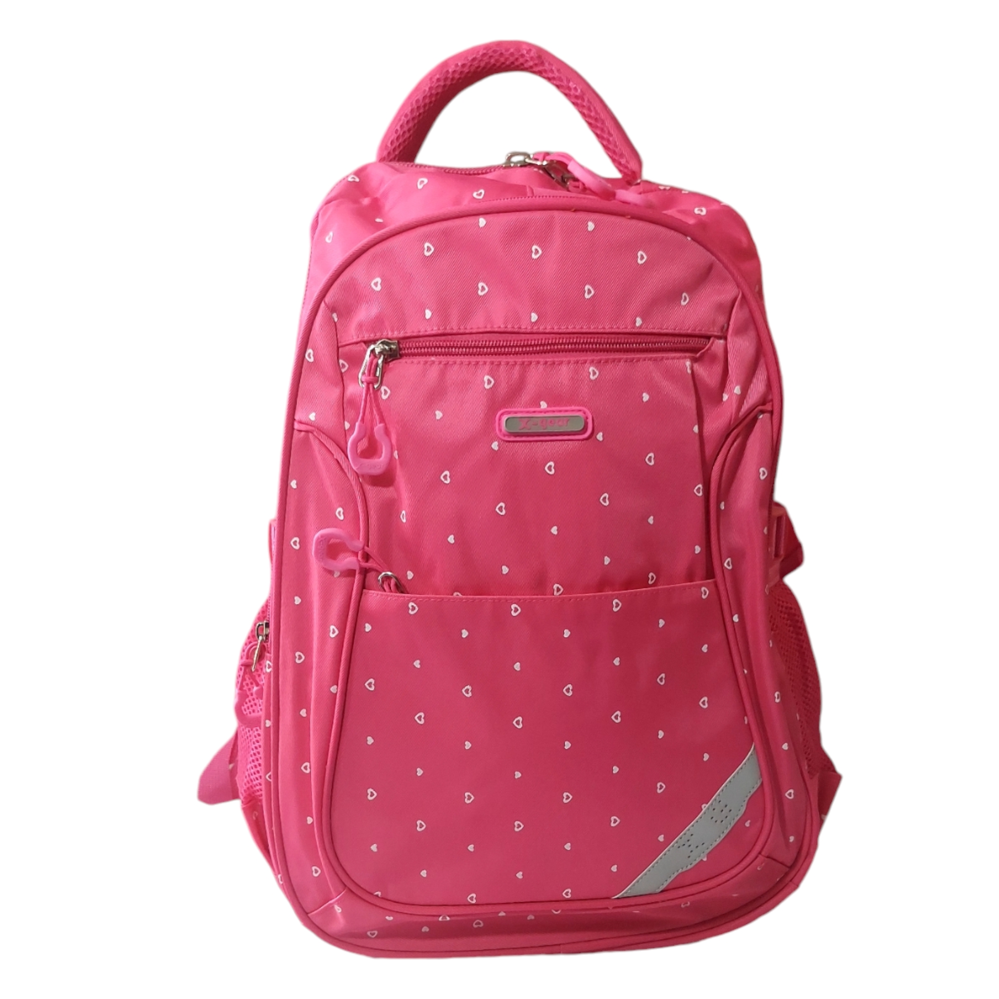 Mochia Portalaptop X-Gear hermoso diseño con corazones 3 cierres