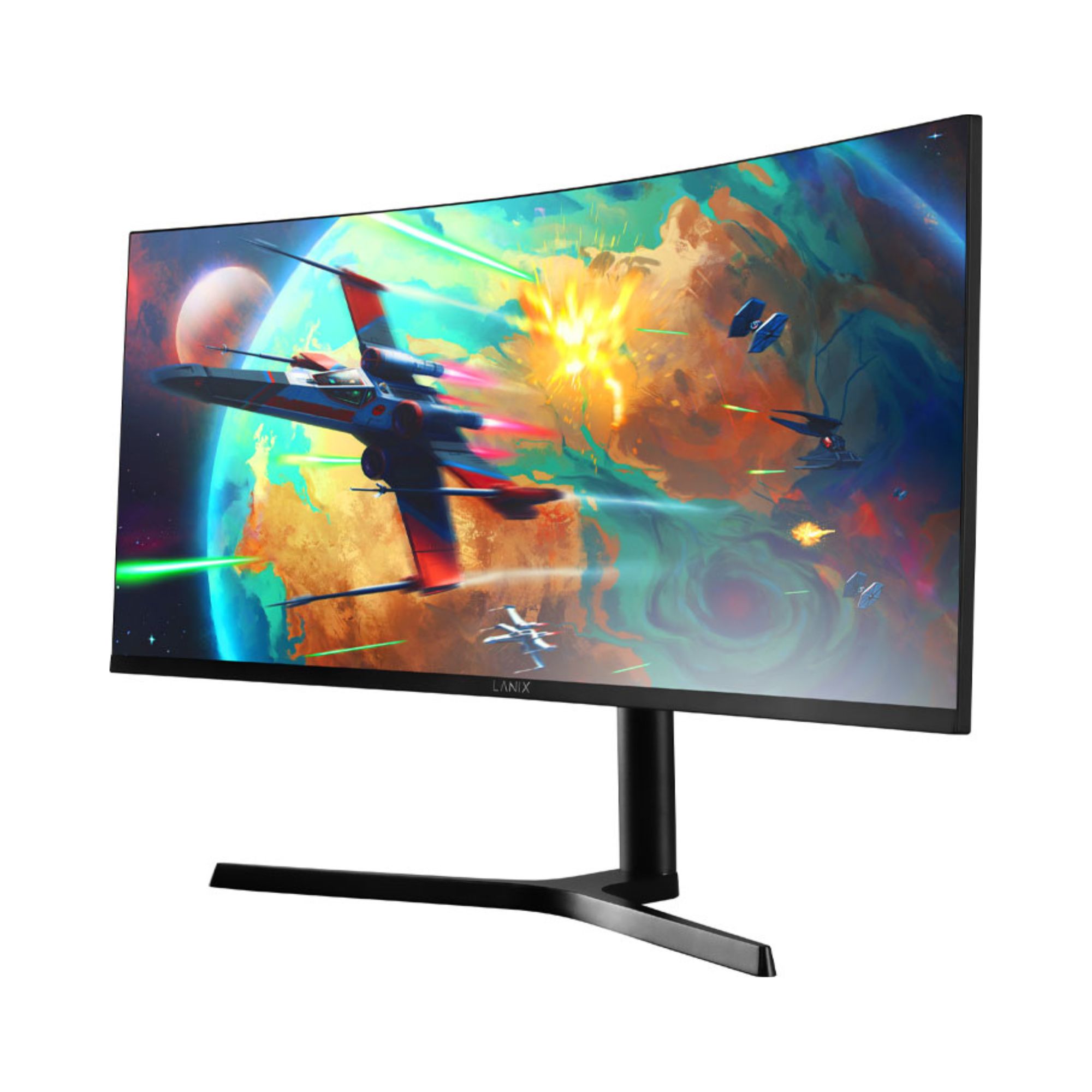 Monitor LED Lanix LX340 de 34'', Curvo, Quad HD, HDMI/DisplayPort, 165 ...