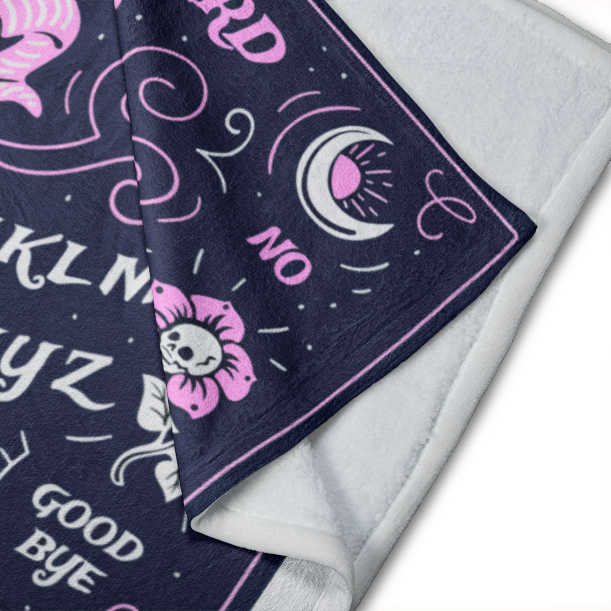 Cobija Manta Frazada Diseño de Ouija Morada Ultra Suave y Ligera de ...