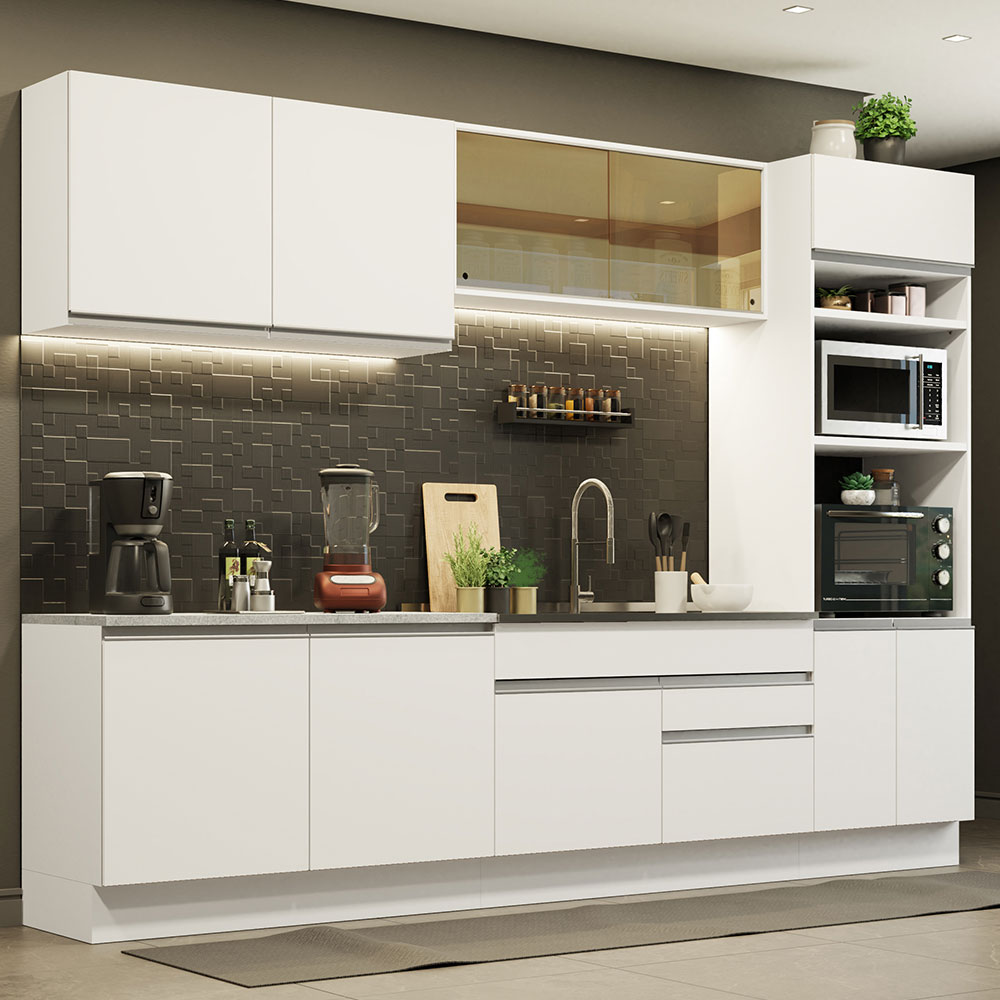 Cocina Integral Completa Modular Madesa Glamy 310cm BB