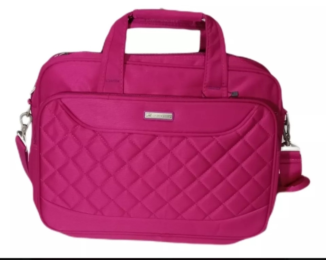 Portafolio con Porta laptop dama Marca Golden Star.