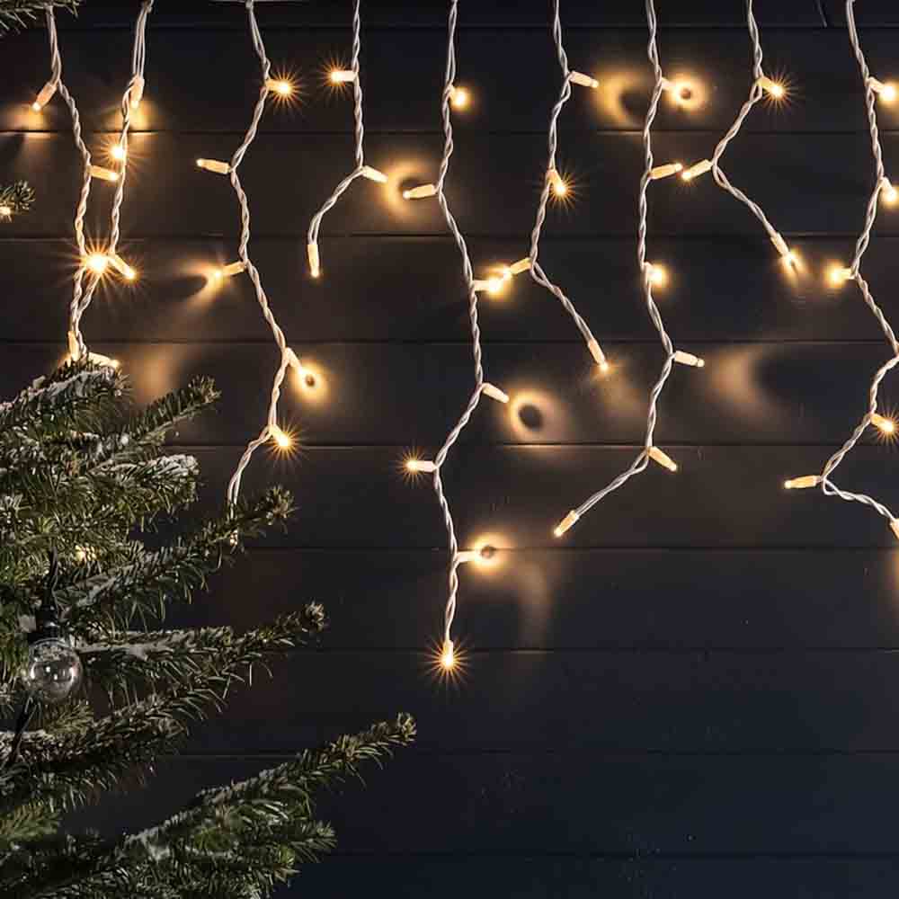 Cascada de Luces Navideñas Led 500 Focos Luz Cálida brillante