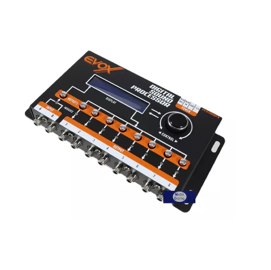 Procesador Digital Evox Evx2dspx Dsp Parametrico 15bandas