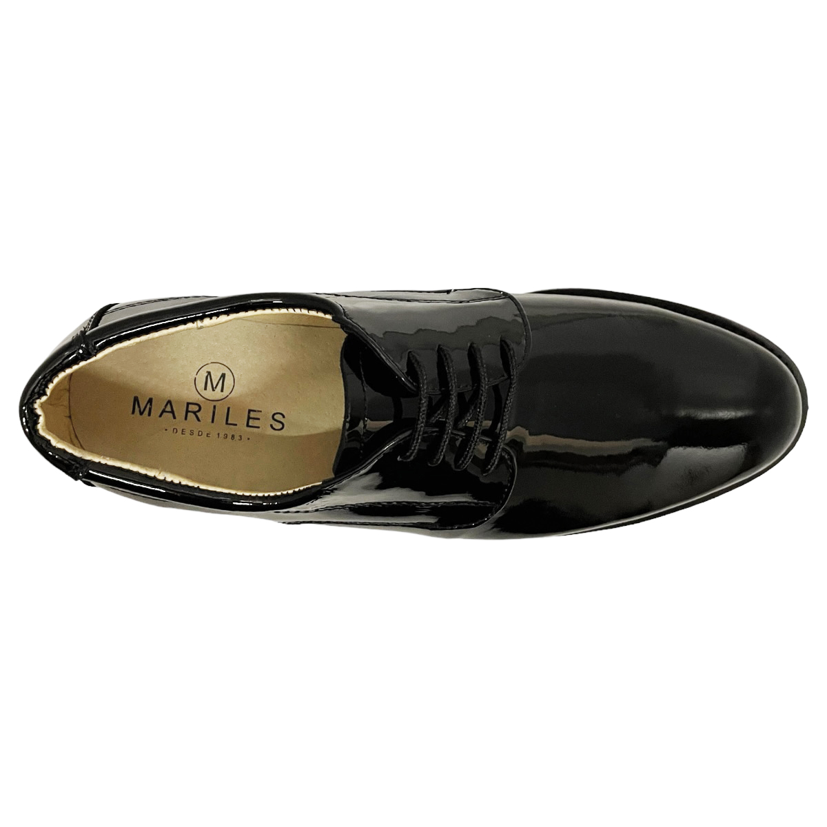 Zapatos Negros De Charol Vestir Hombre Calzado Mariles