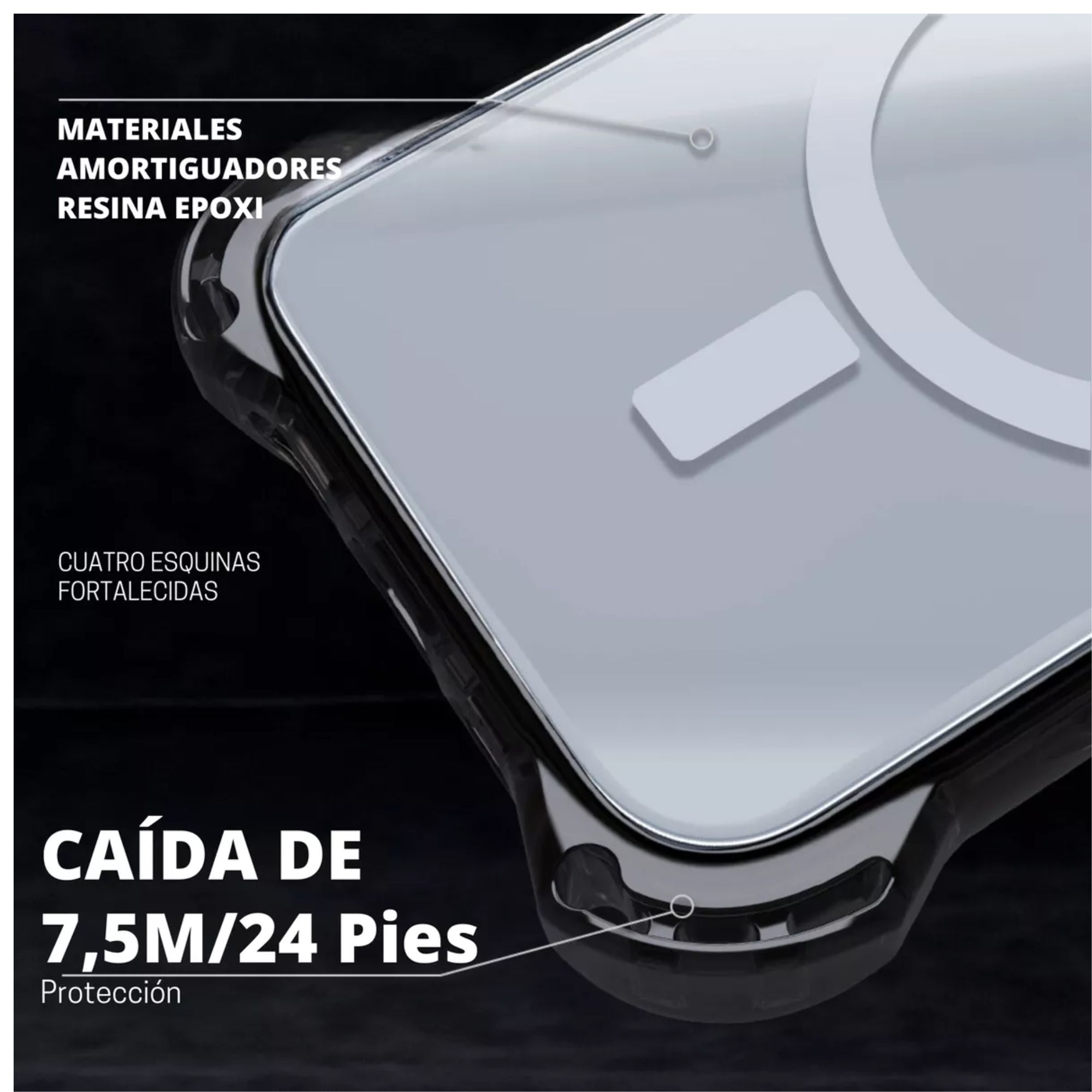 Funda Transparente Uso Rudo Ultra Bounce Para Iphone 14 pro ...