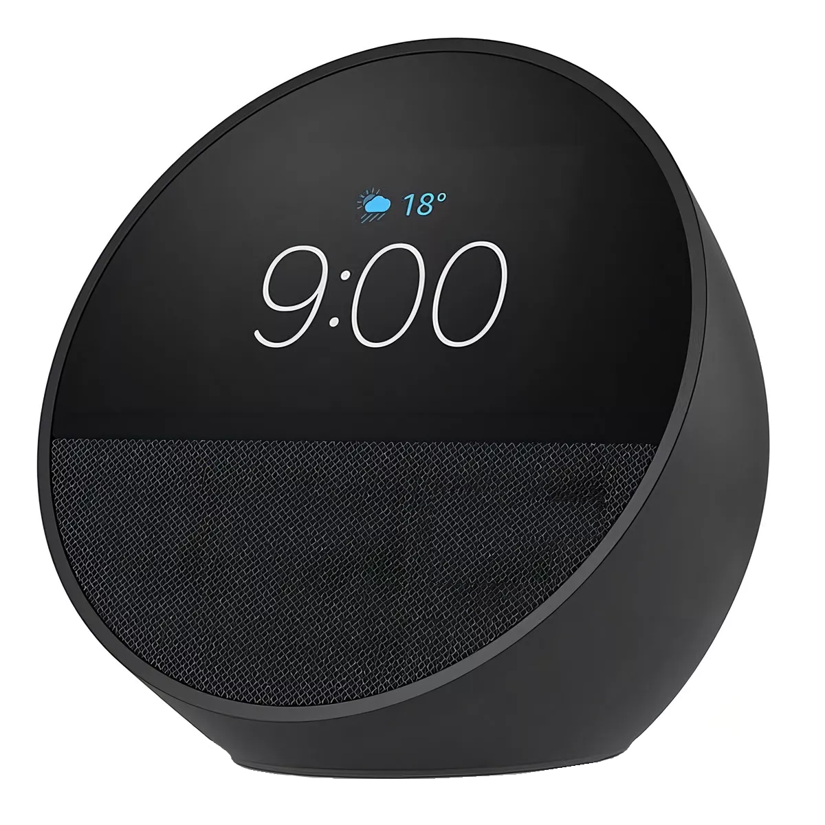 Amazon Echo Spot Bocina Inteligente 2024 Color Negro