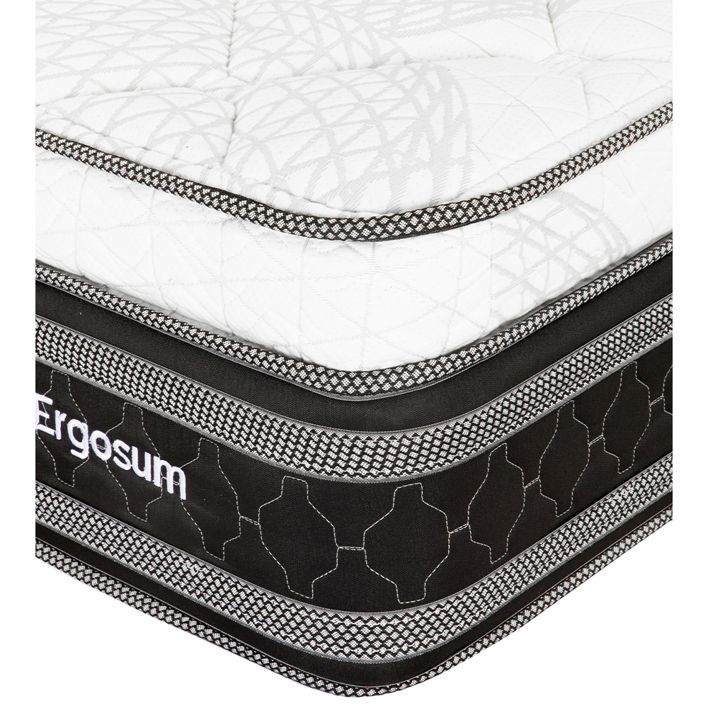 Colchon Individual Restonic Ergos con 2 Almohadas Rogga Royal y Protector Lux