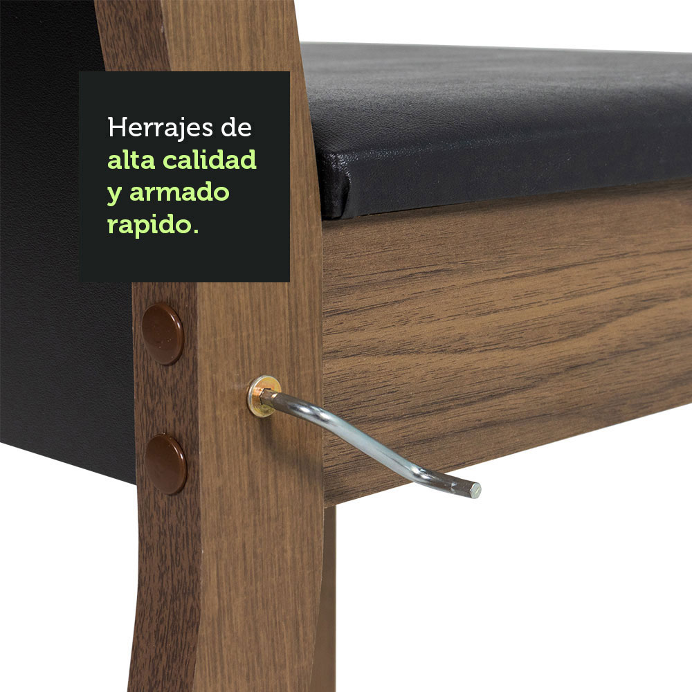 Juego de Comedor con Mesa y 8 Sillas Madesa Marisa MN