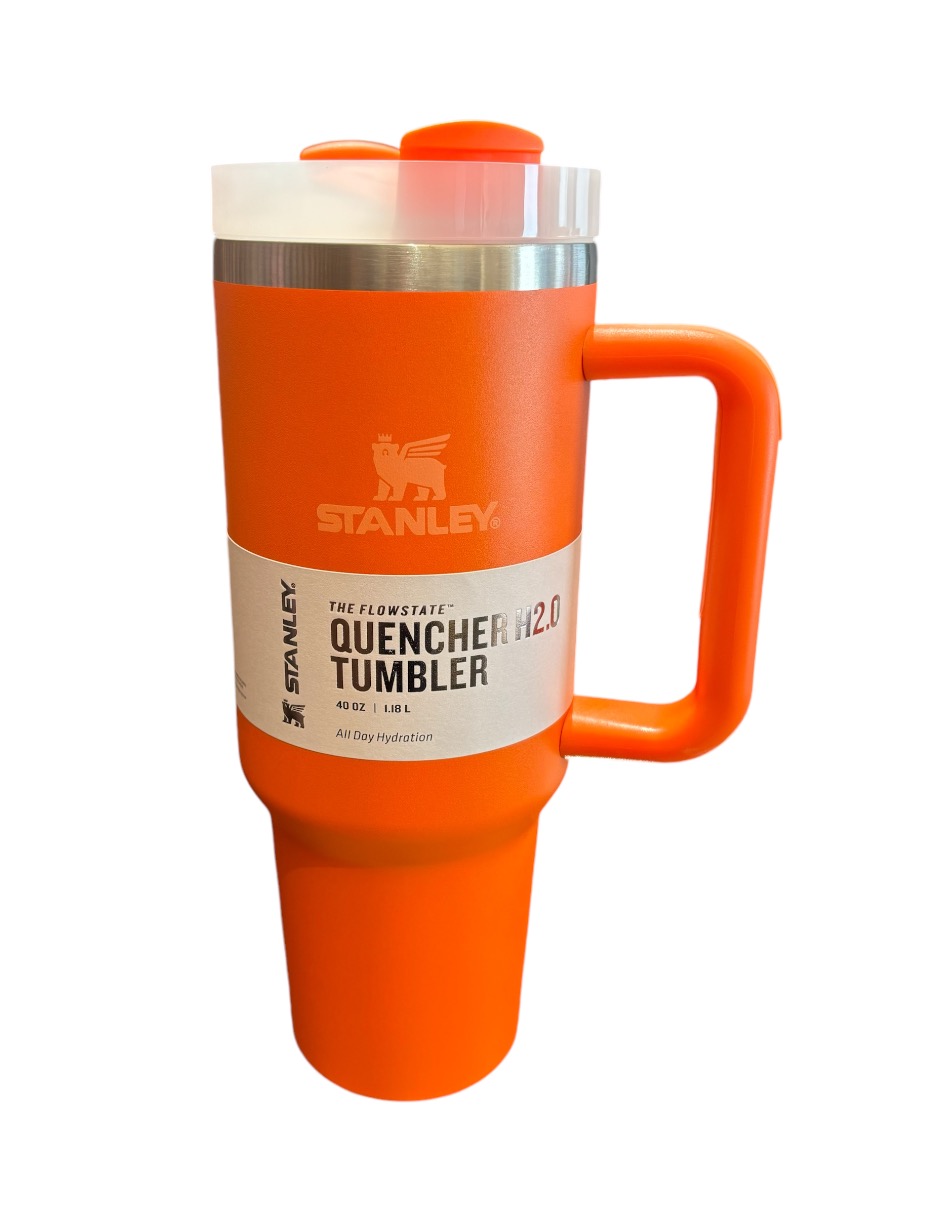 Termo Stanley Quencher H2.0 de acero inixidable Color naranja de 1.2 L