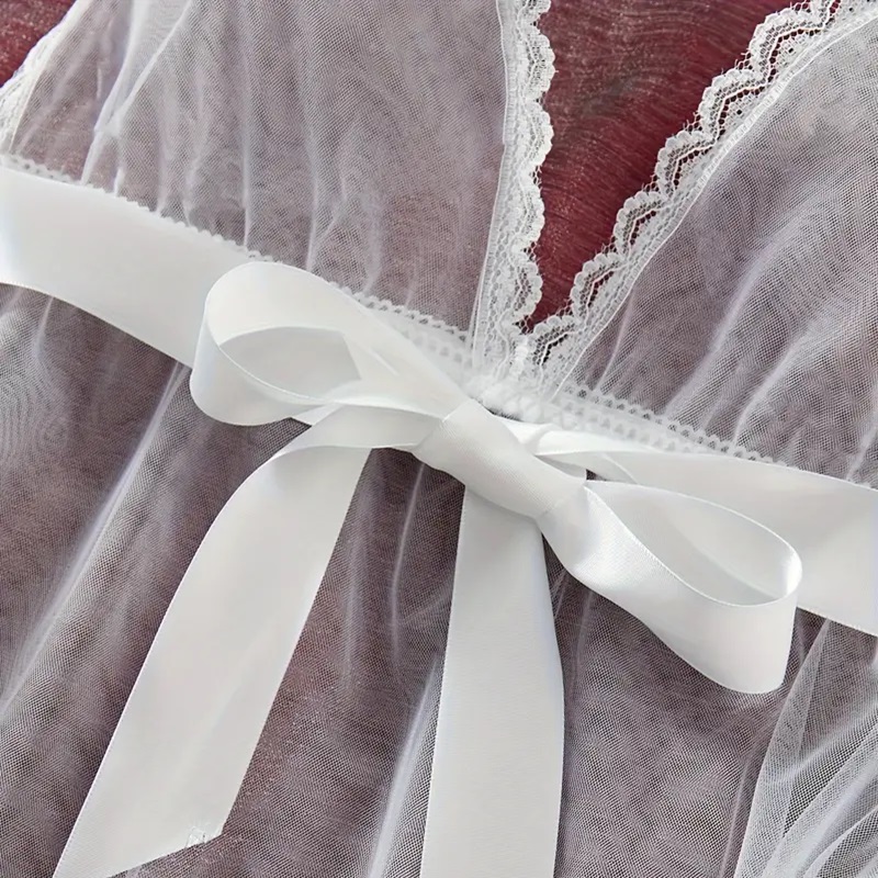 Lenceria Body semitransparente con cuello halter
