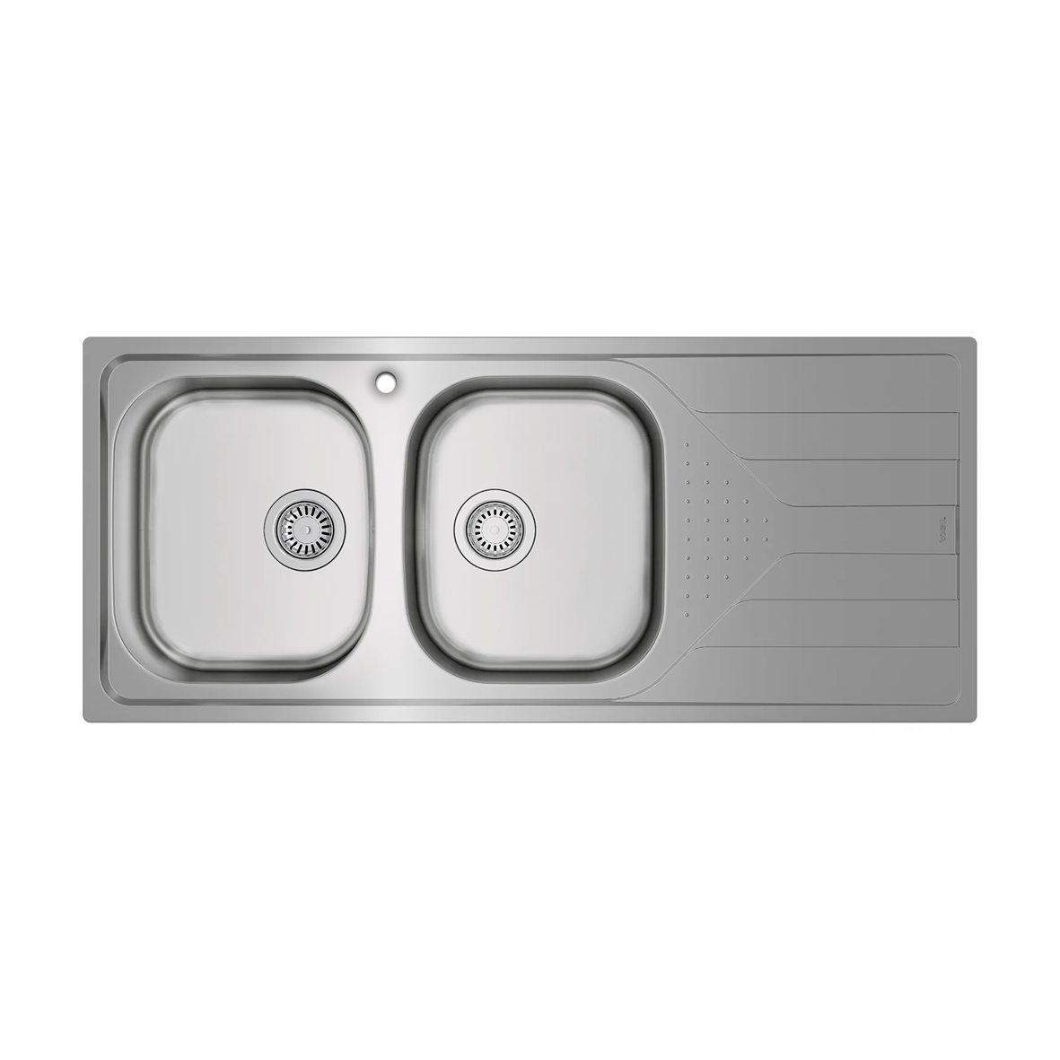 Tarja Doble Empotrar Acero Inoxidable Teka Universe 80 T-XP 2B 1D Dos ...