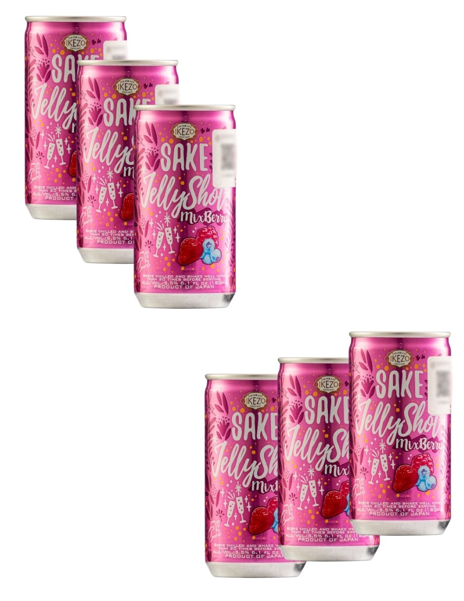 Six Pack Sake Ozeki Ikezo Jelly Mix Berry 180 Ml