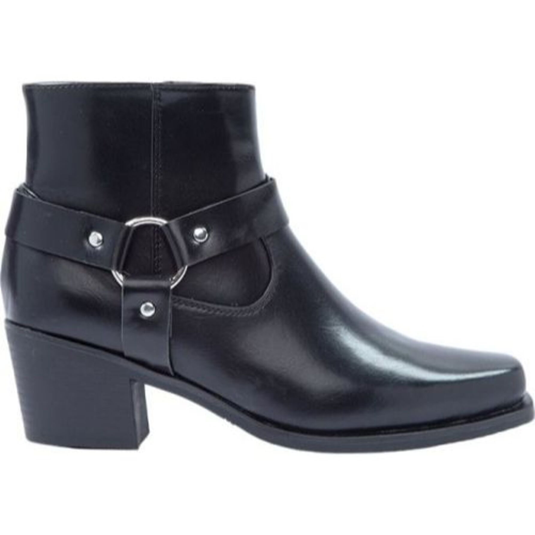 Botín para mujer, estilo texano, con estribo lateral, puntal, acabado ...