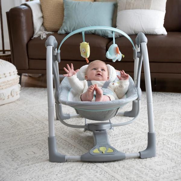 Columpio Mecedora De Bebé Ingenuity Swing N Go Portable Swin