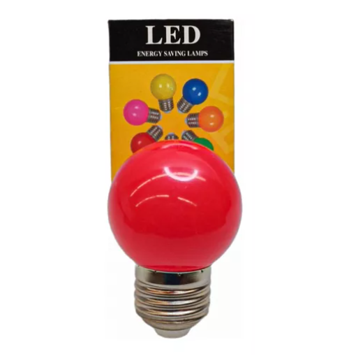 Foco Led Decorativo 3 W (pack C/ 10 Pzas) Rojo