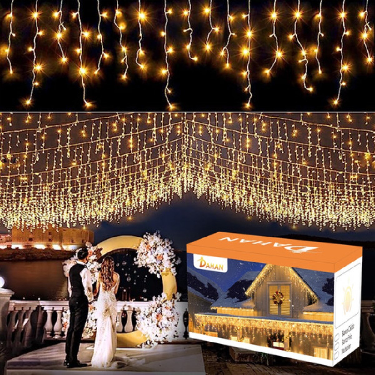 Luces Navideñas En Cascada Led