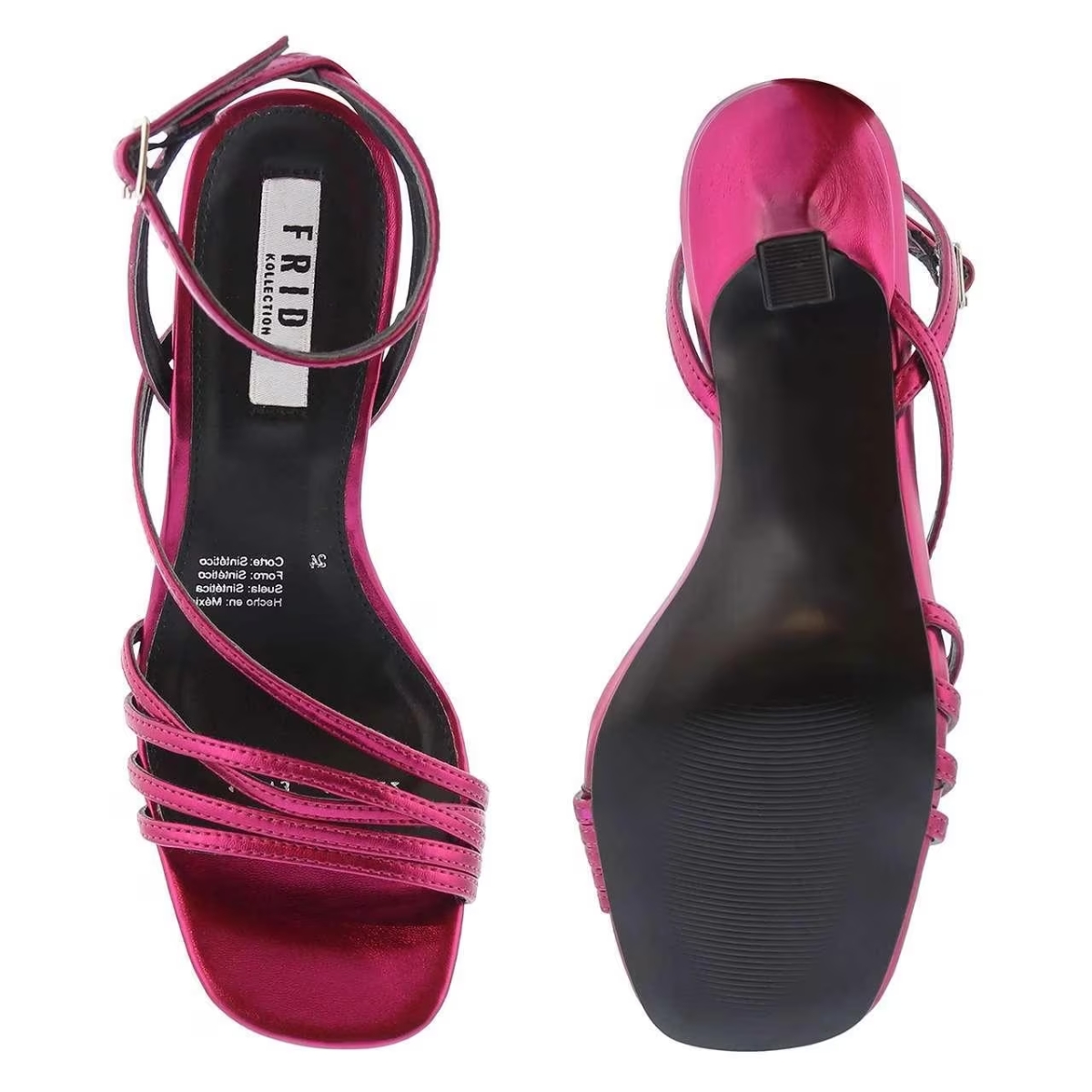 Sandalias de Tacón Frida Kollection para Mujer Talla 24