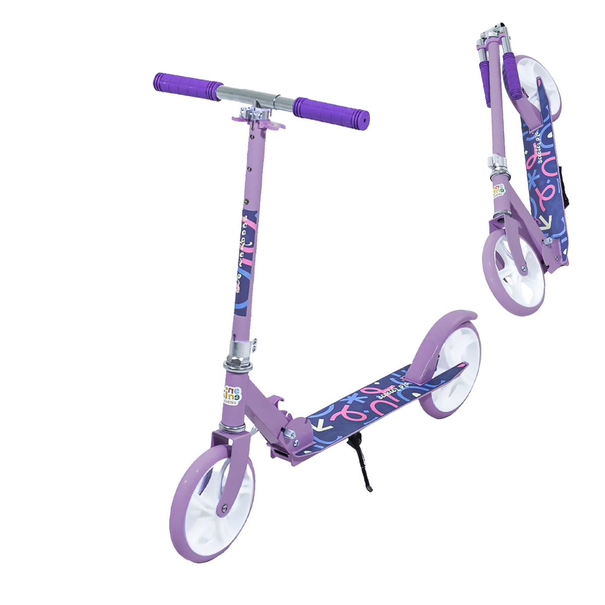 Scooter Plegable Y Ajustable Patín Del Diablo Para Niños Y Adolescentes ...