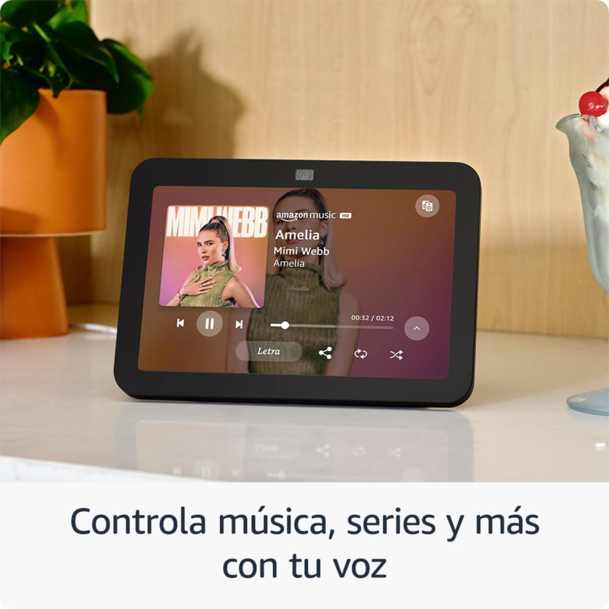 Alexa Amazon Echo Show 8 Pulgadas 3ra Generacion -Negro