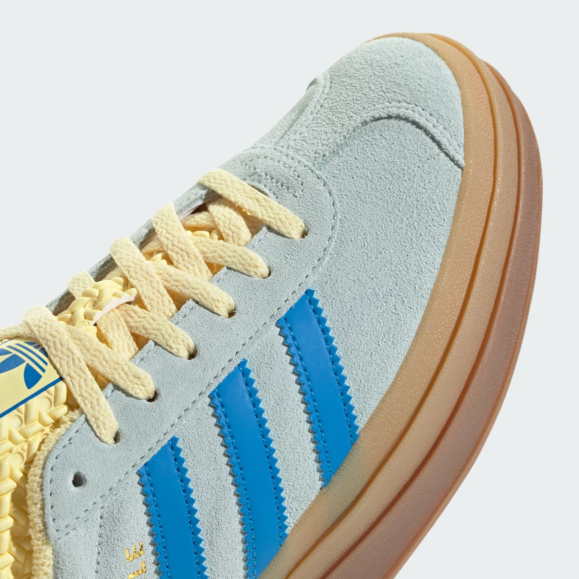 Tenis Adidas Gazelle Bold Plataforma Azul Gamuza IE0430 Original
