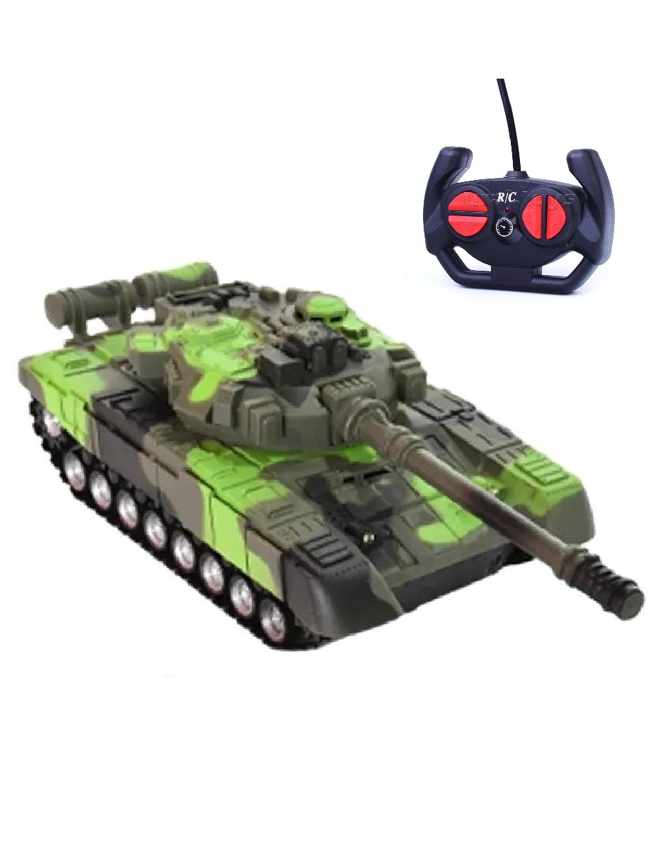 Tanque Control Remoto Armor Steel War Tank Recargable