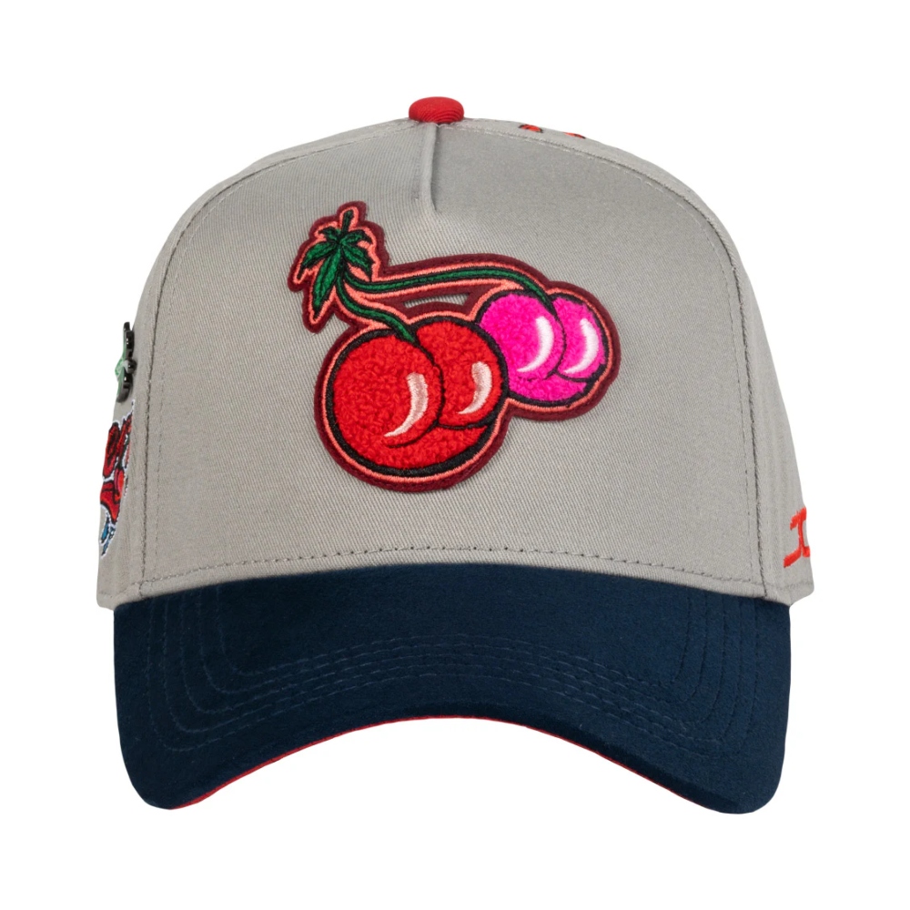 Gorra JC Hats Cherry Gabito Ballesteros Gris-Azul Unisex 003159