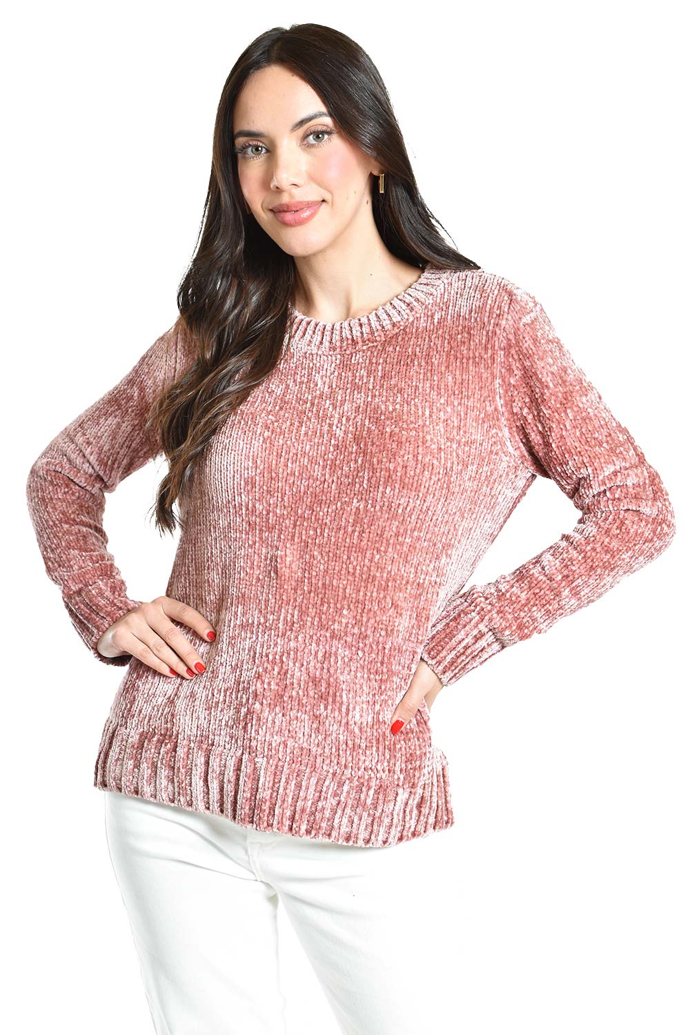 Sueter tejido Roman Fashion /Juvenil, 108 (Palo de rosa)