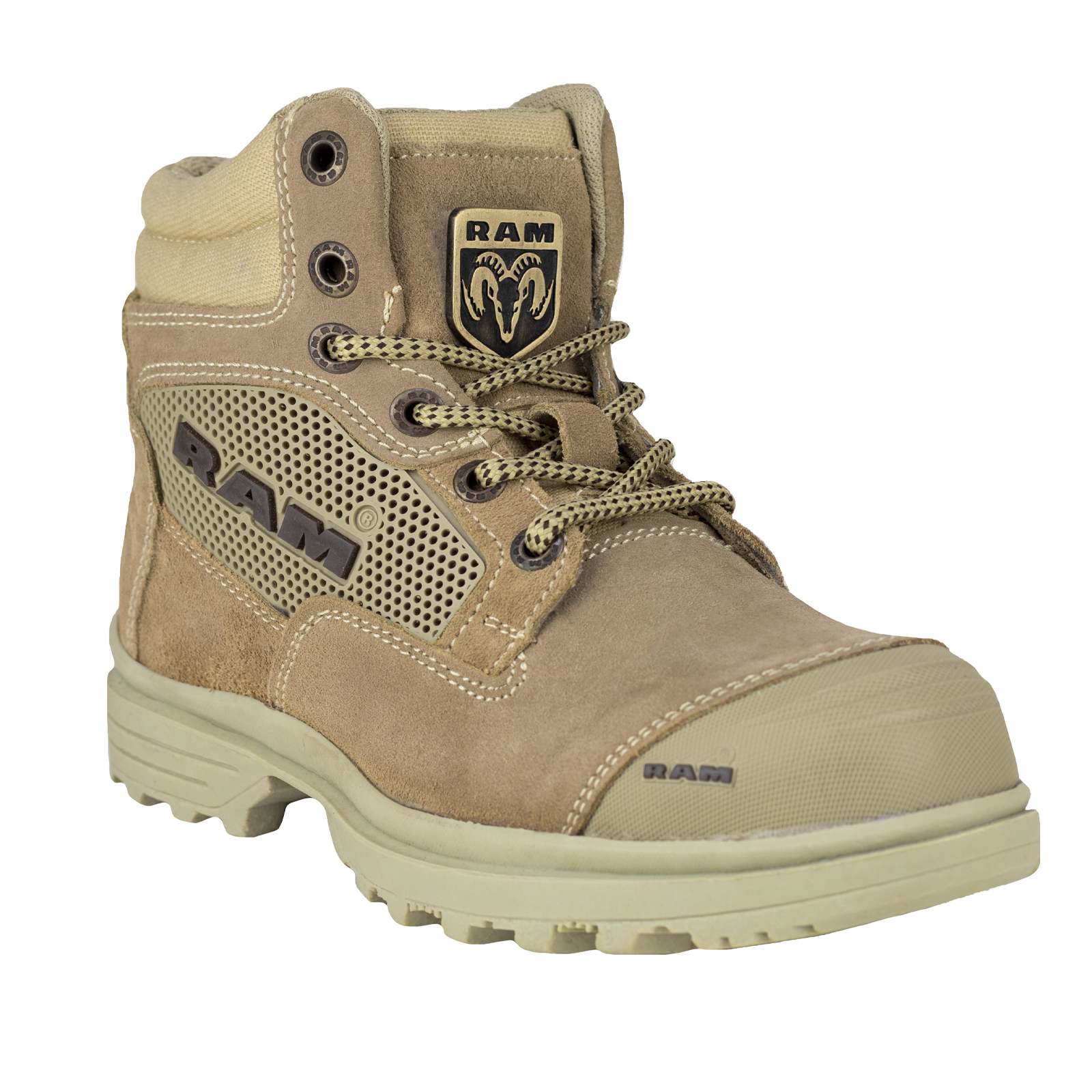 Botas Industriales Ram Seguridad Casquillo Acero 9403 Beige